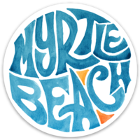 Myrtle Beach - Sticker – Fin First