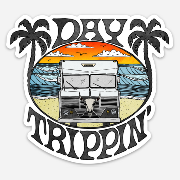 Day Trippin' Winnie - Sticker – Fin First